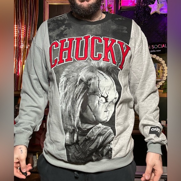 Sweaters | Chucky Gray Sweater Med | Poshmark